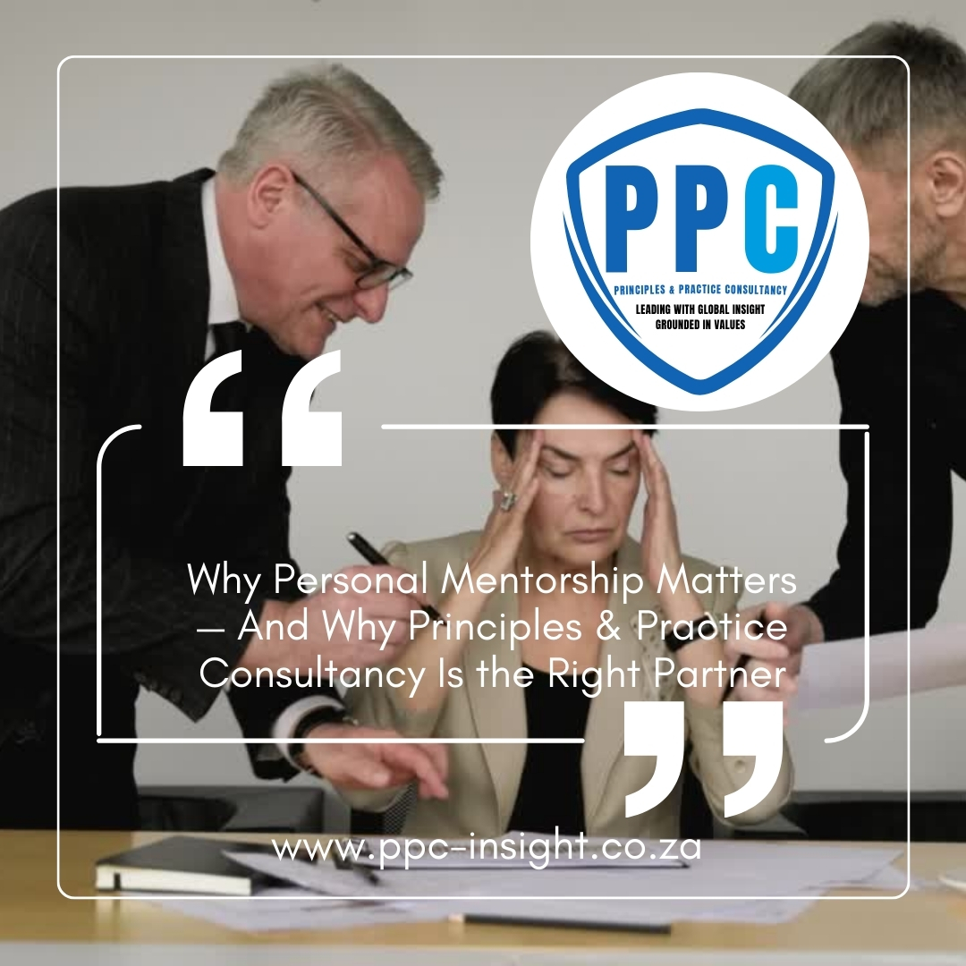 “Why Personal Mentorship Matters — And Why Principles & Practice ...